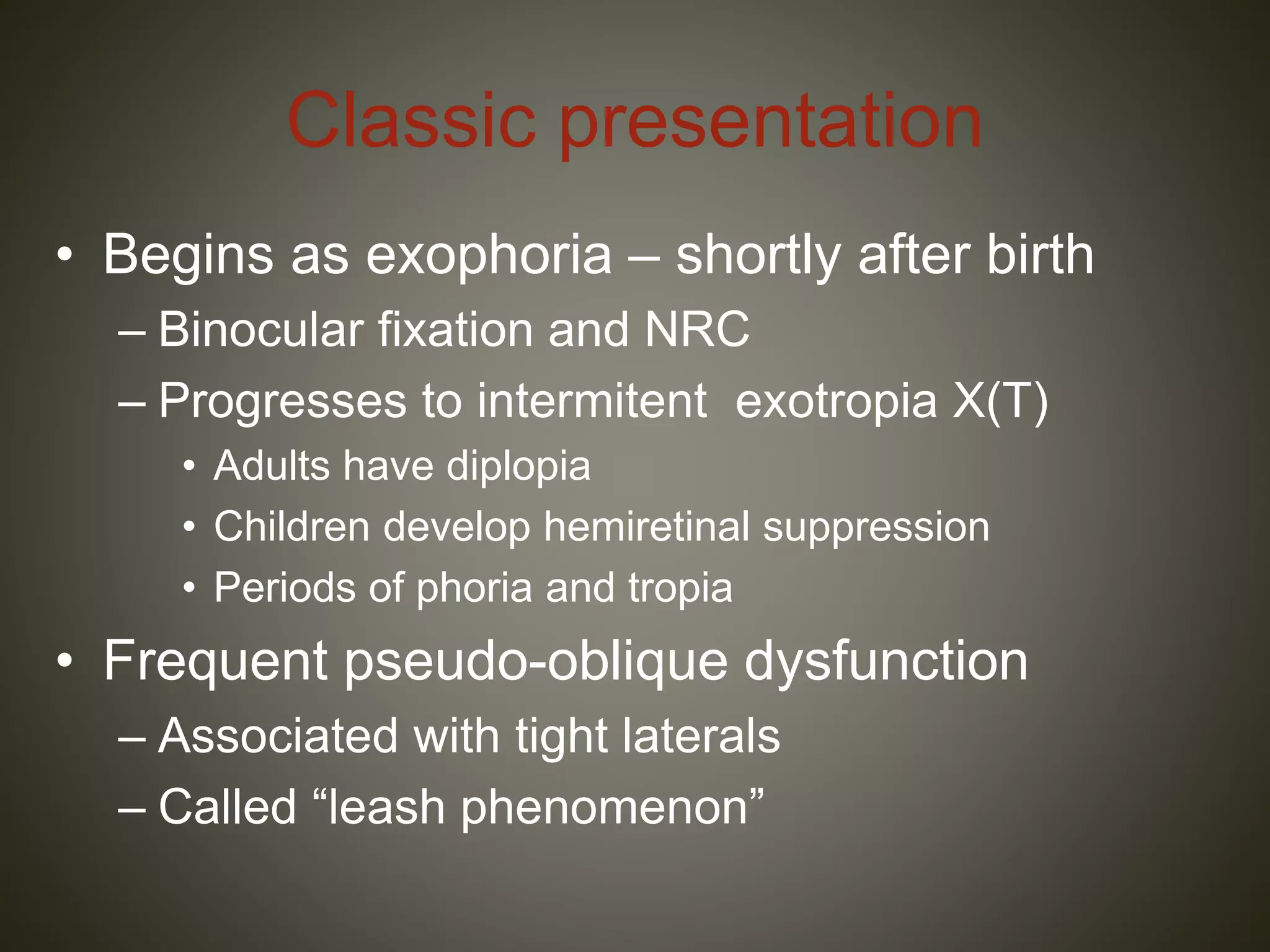 Intermitent exotropia | PPTX
