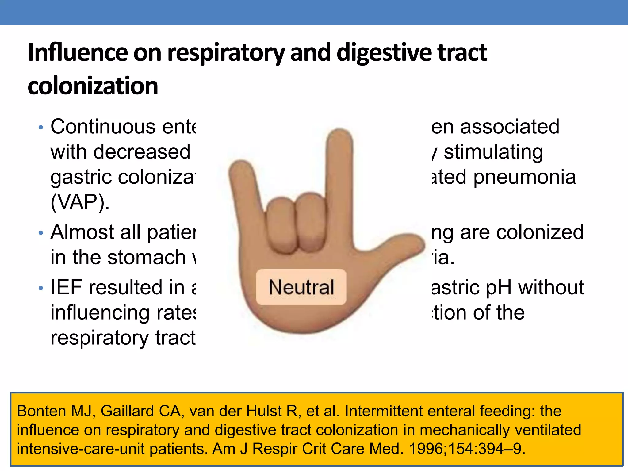 Intermittent bolus feeding versus continuous enteral feeding | PPTX