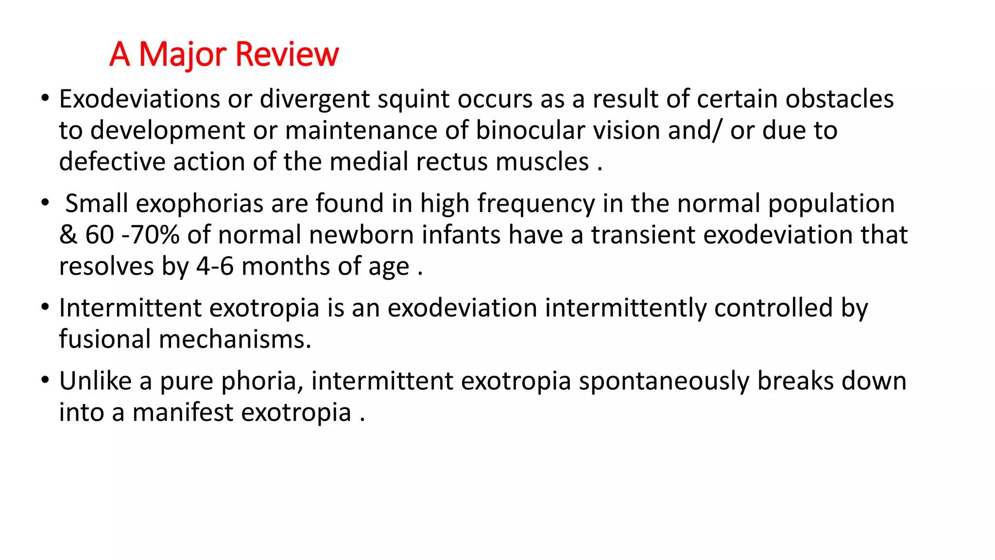 Intermittent exotropia | PPTX