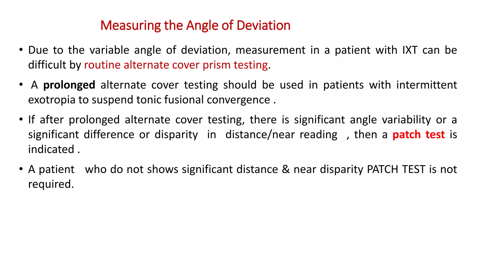 Intermittent exotropia | PPTX