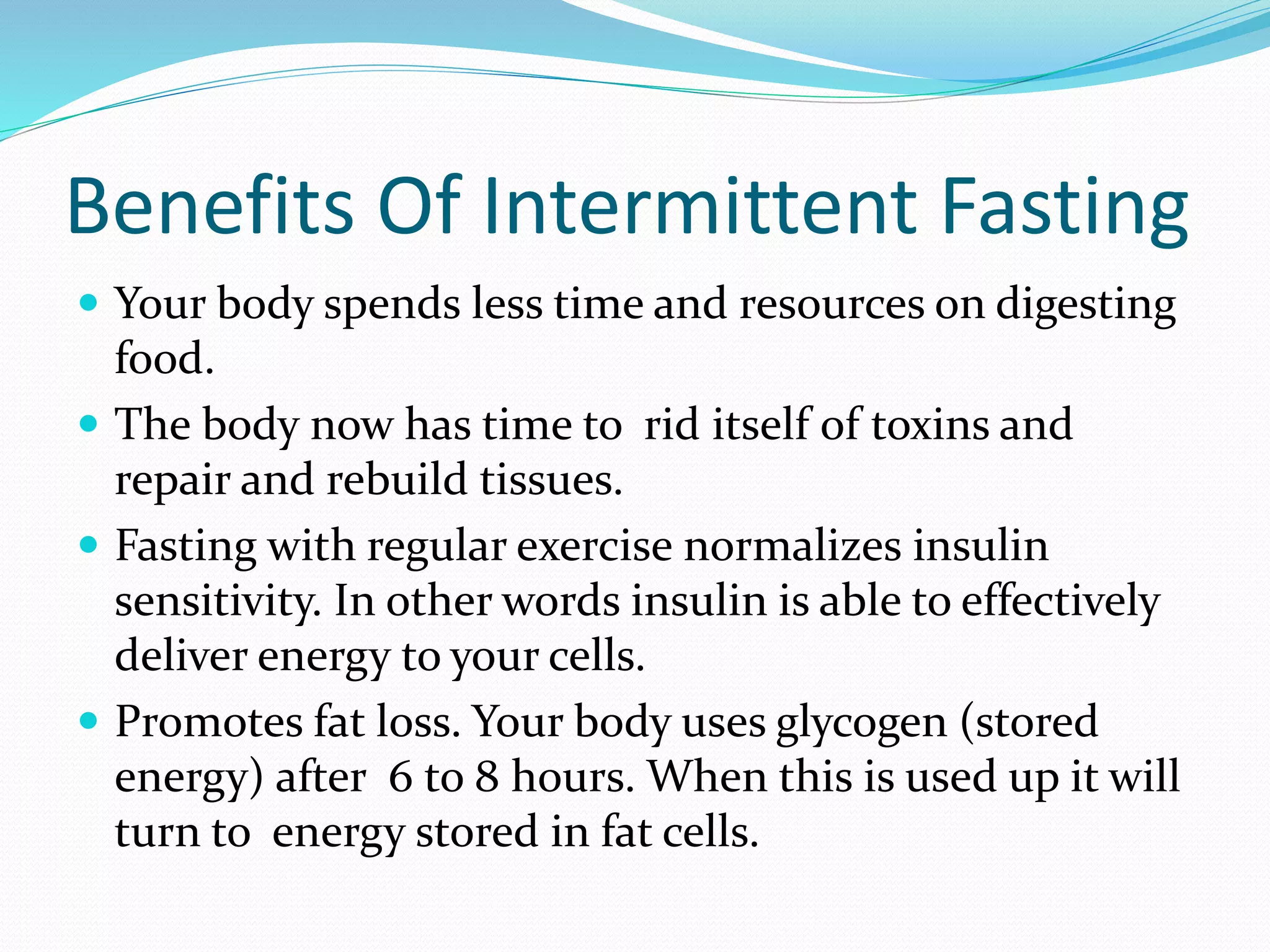 Intermittent fasting | PPTX