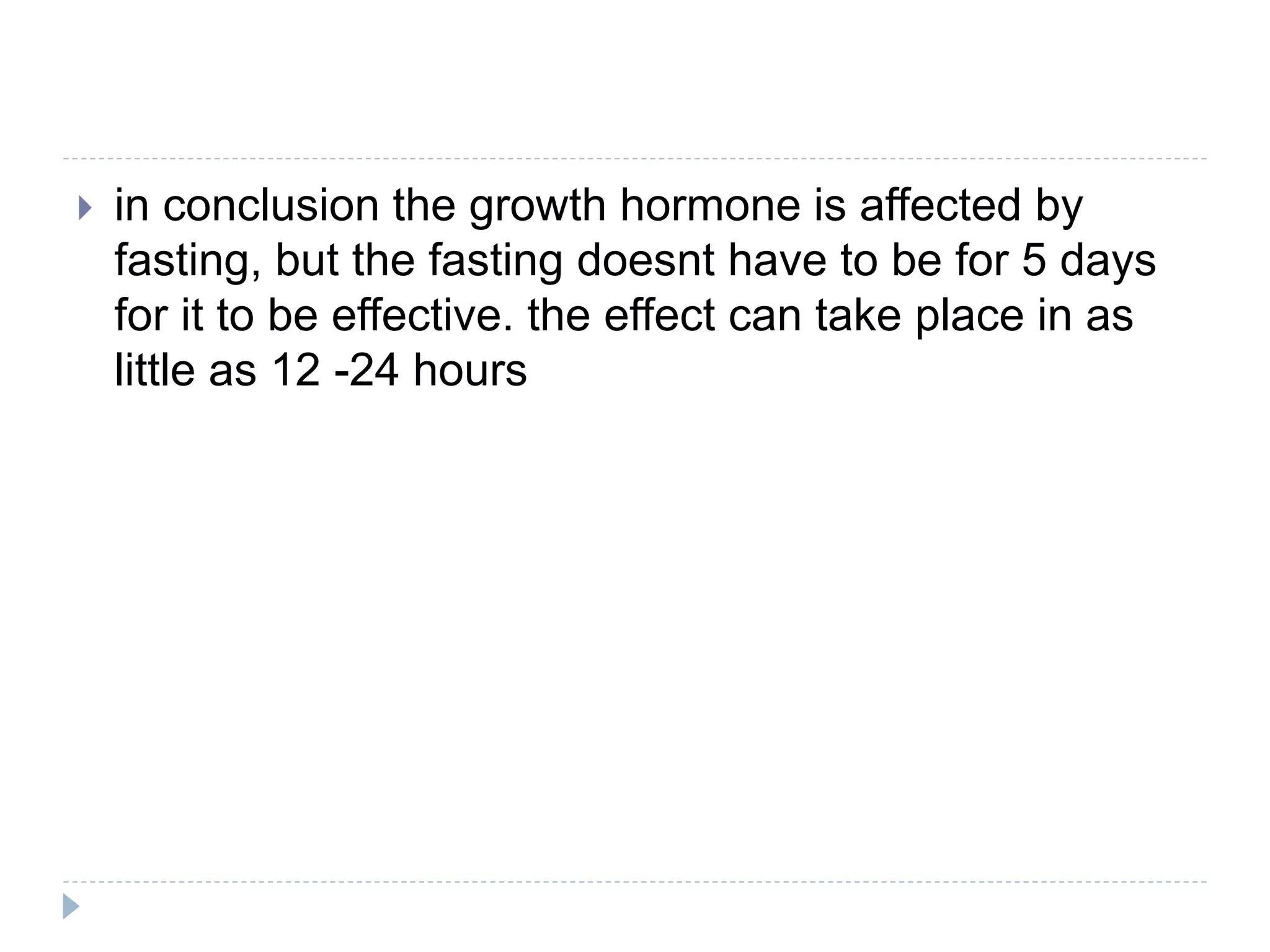 Intermittent fasting improves the growth hormone secretion | PPTX