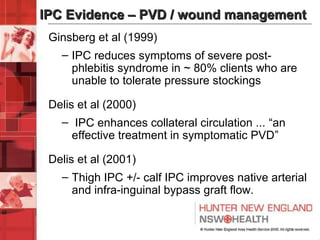 Intermittent pneumatic compression pump therapy for lymphedema • | PPT