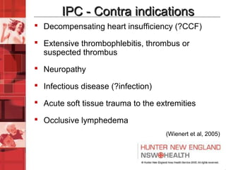 Intermittent pneumatic compression pump therapy for lymphedema • | PPT