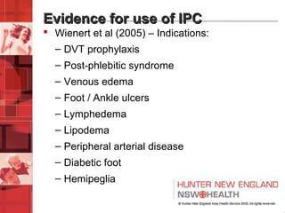 Intermittent pneumatic compression pump therapy for lymphedema • | PPT