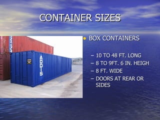 Intermodal Containers | PPT
