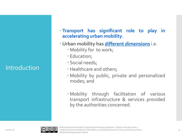 Multi-modal and Inter-modal transportation planning | PPTX | Rail ...