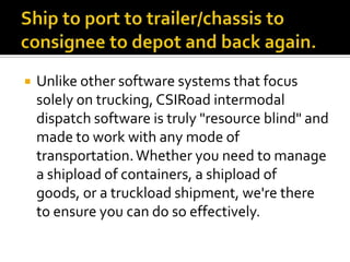 Intermodal Specialty | PPT