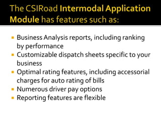 Intermodal Specialty | PPT