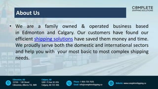 Intermodal transportation - complete shipping solutions | PPTX