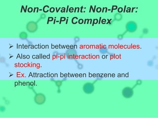 Intermolecular chemical bonding | PPTX