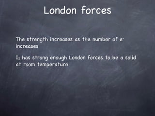 Intermolecular Forces | PPT