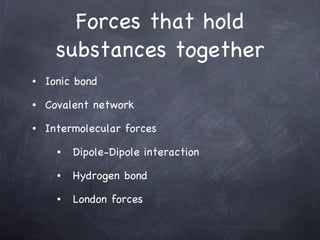 Intermolecular Forces | PPT