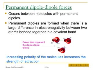 Intermolecular forces | PPT