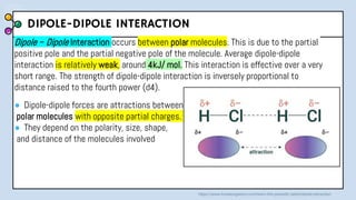 INTERMOLECULAR FORCES | PPTX
