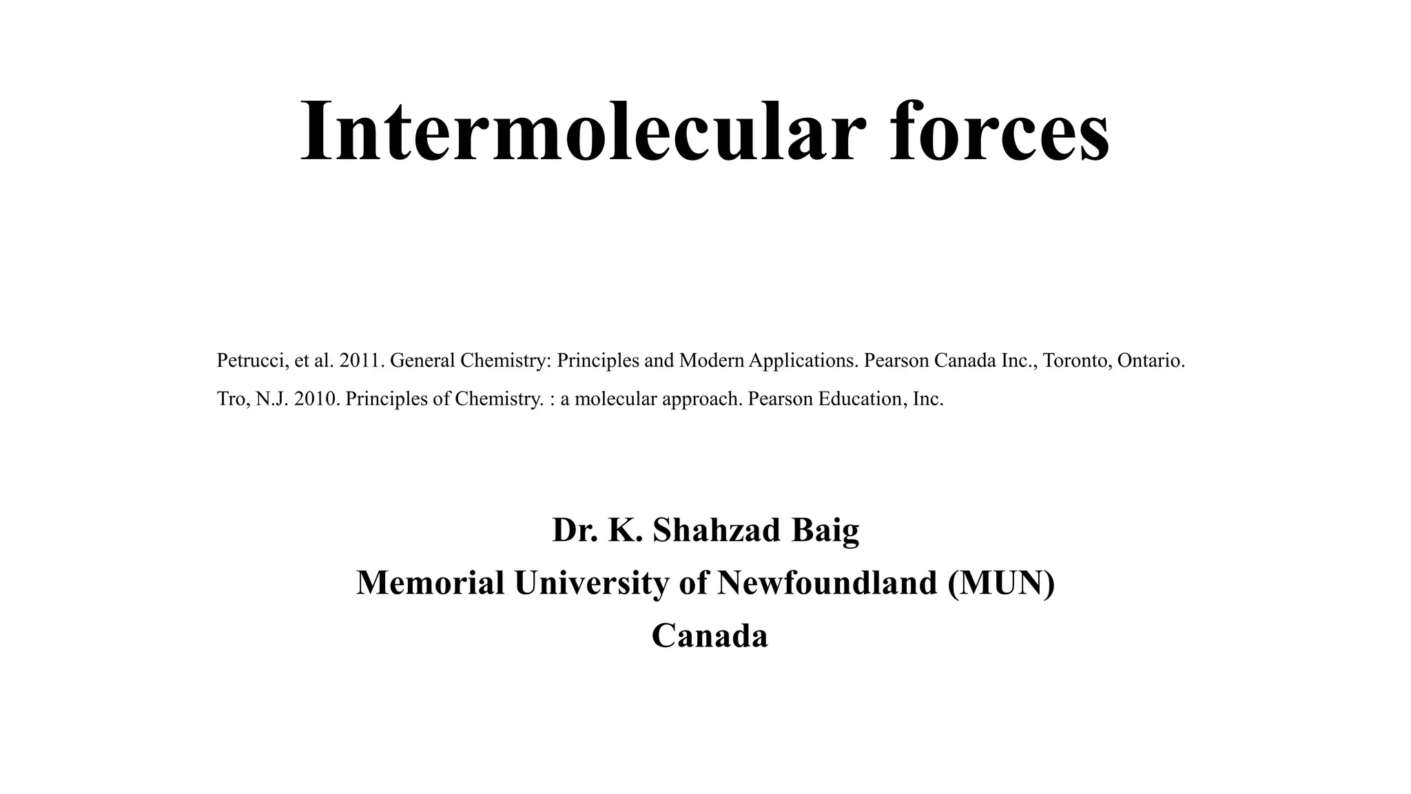 Intermolecular forces, 12(1) | PPTX