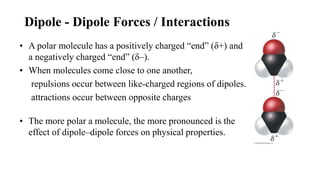 Intermolecular forces, 12(1) | PPT