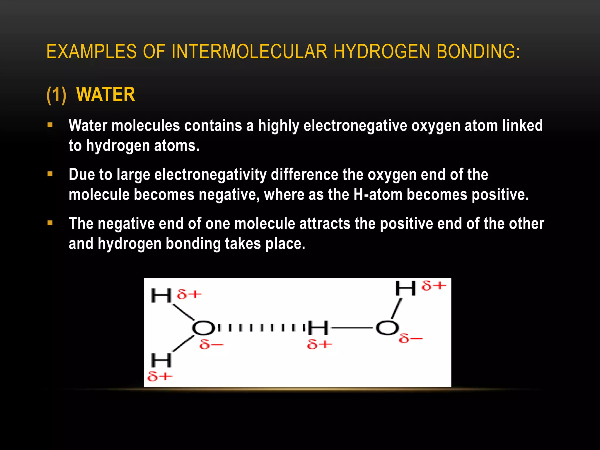 Intermolecular Forces in Hydrogen Bonding - Pooja N | PPTX
