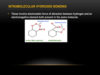 Intermolecular Forces in Hydrogen Bonding - Pooja N | PPTX