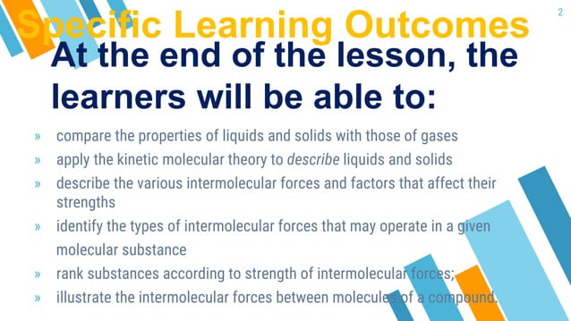 Intermolecular forces (liquids and solids) | PPTX