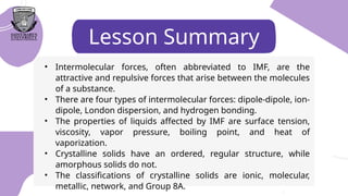 General Chemistry: Intermolecular Forces of Solids and Liquids.pptx