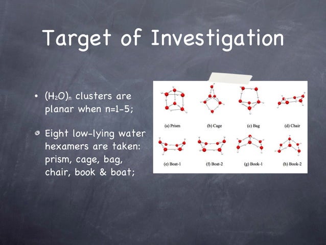 Intermolecular Interaction Of Water Hexamer | PPT