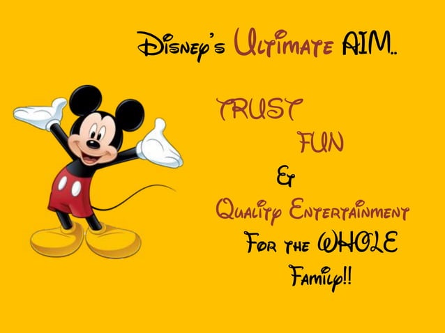 Disney : Case-study | PPT