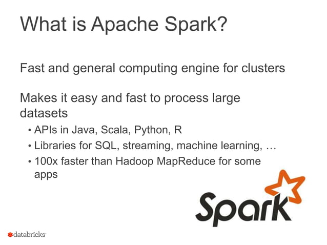 Introduction to Spark (Intern Event Presentation) | PDF
