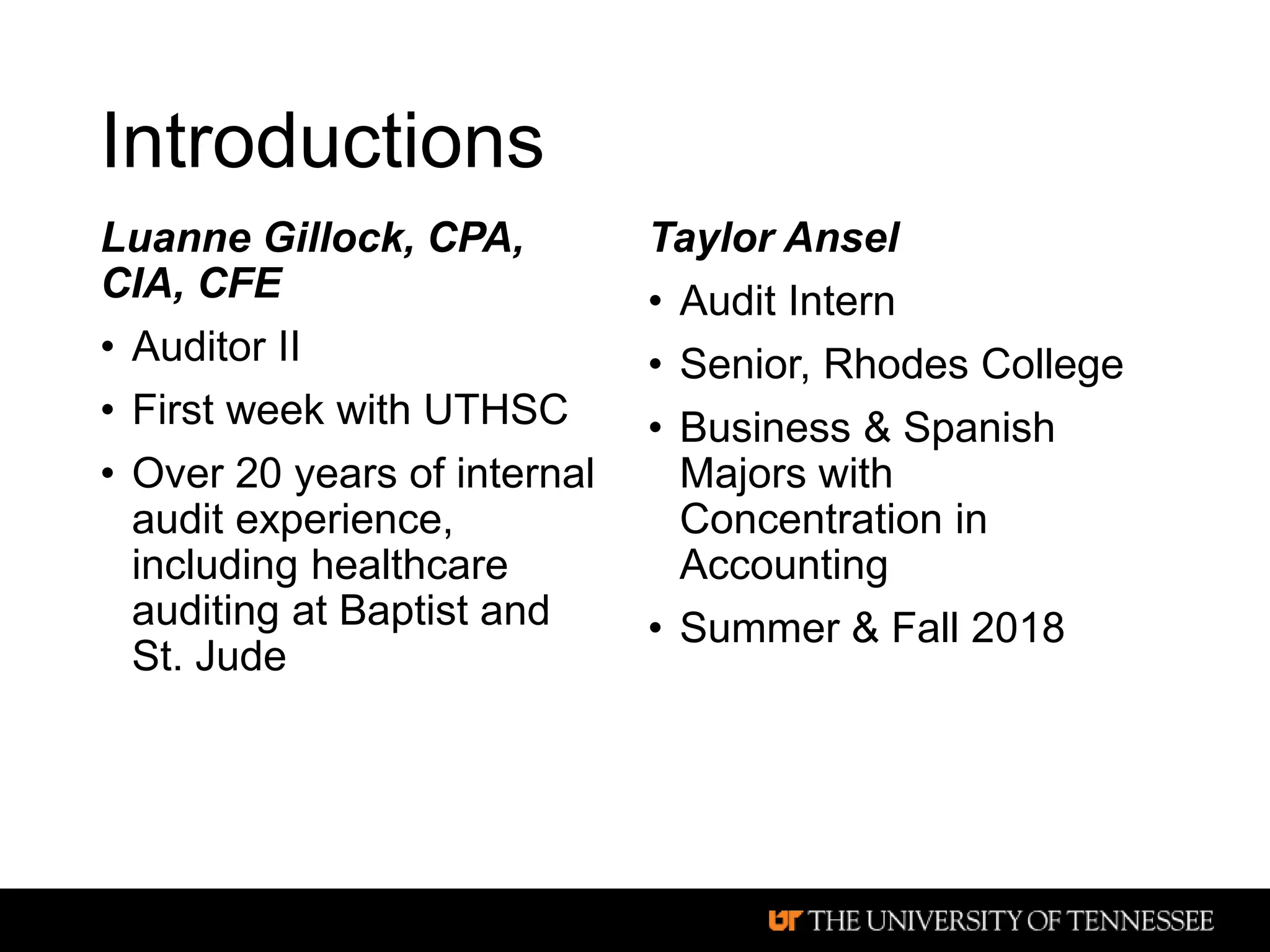 internal-audit-overview.pptx is for the students | PPTX