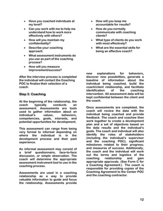 Internal Coaching Guide | PDF | Business Administration | Business