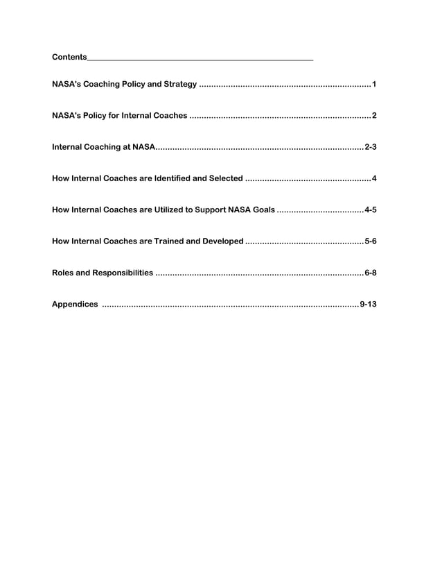 Internal Coaching Guide | PDF | Business Administration | Business