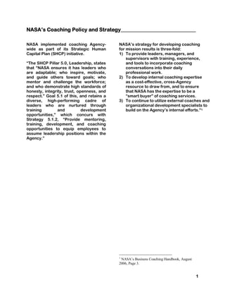 Internal Coaching Guide | PDF | Business Administration | Business