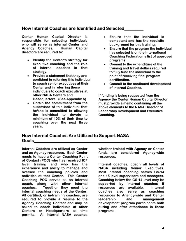 Internal Coaching Guide | PDF | Business Administration | Business