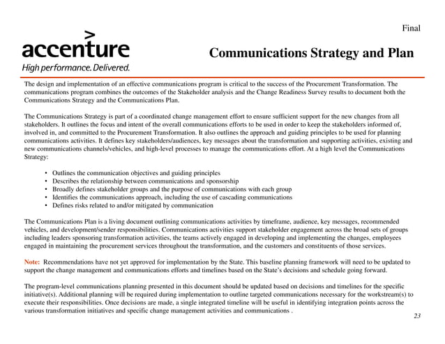Internal communication-plan-accenture | PDF