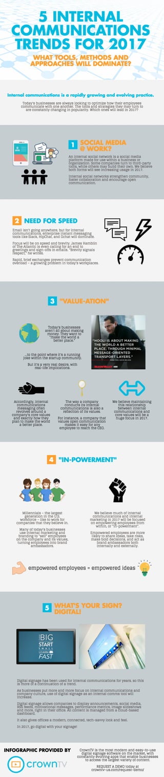 5 Internal Communications Trends for 2017 | PDF