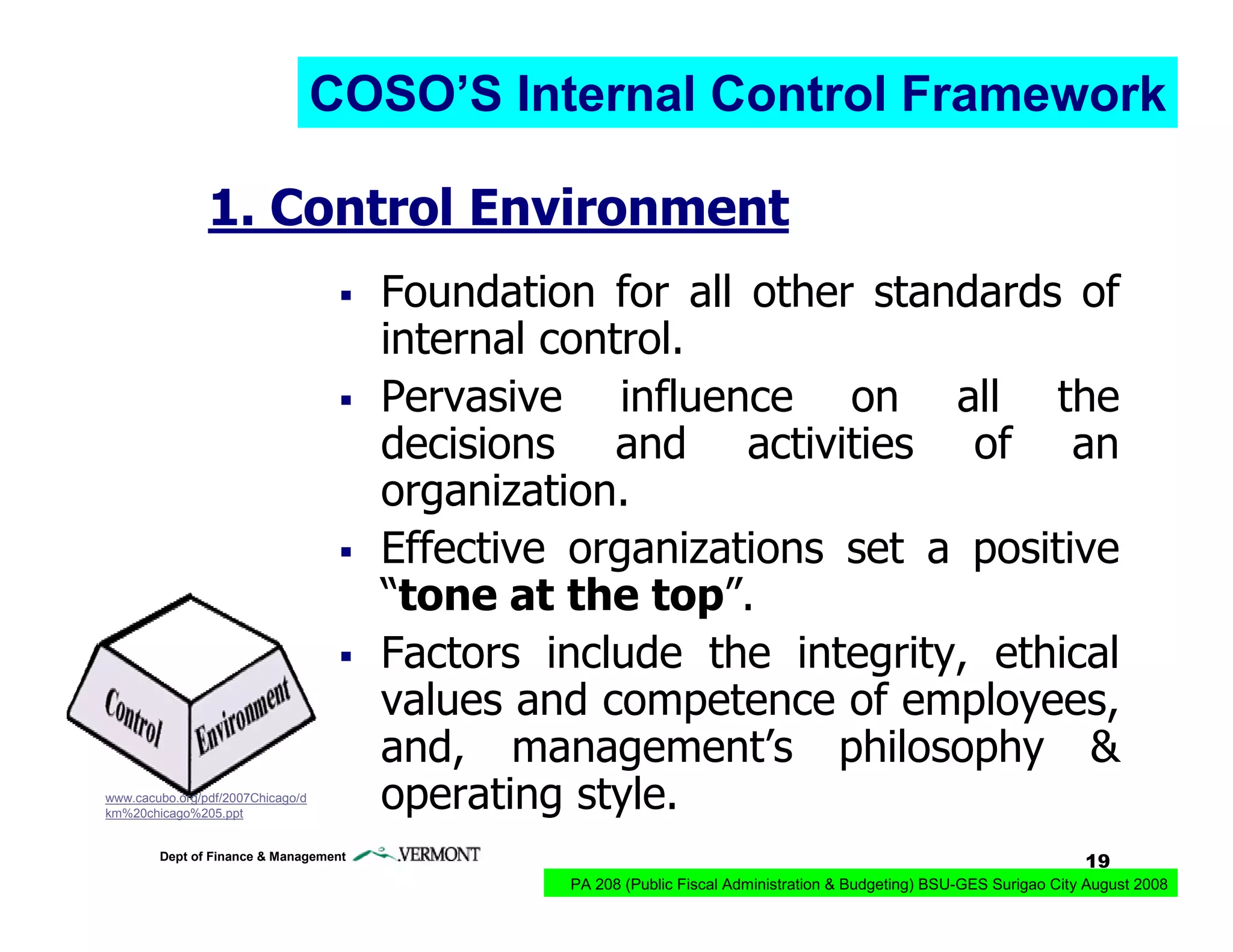 Internal Controls And Philippine Ic System | PDF