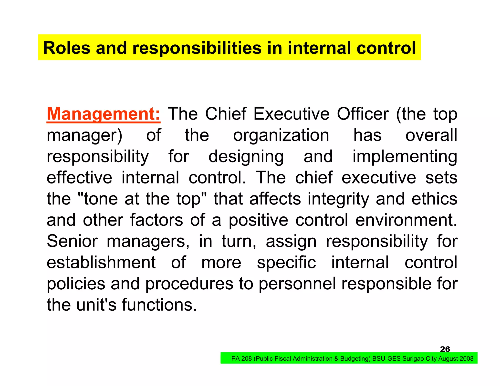 Internal Controls And Philippine Ic System | PDF