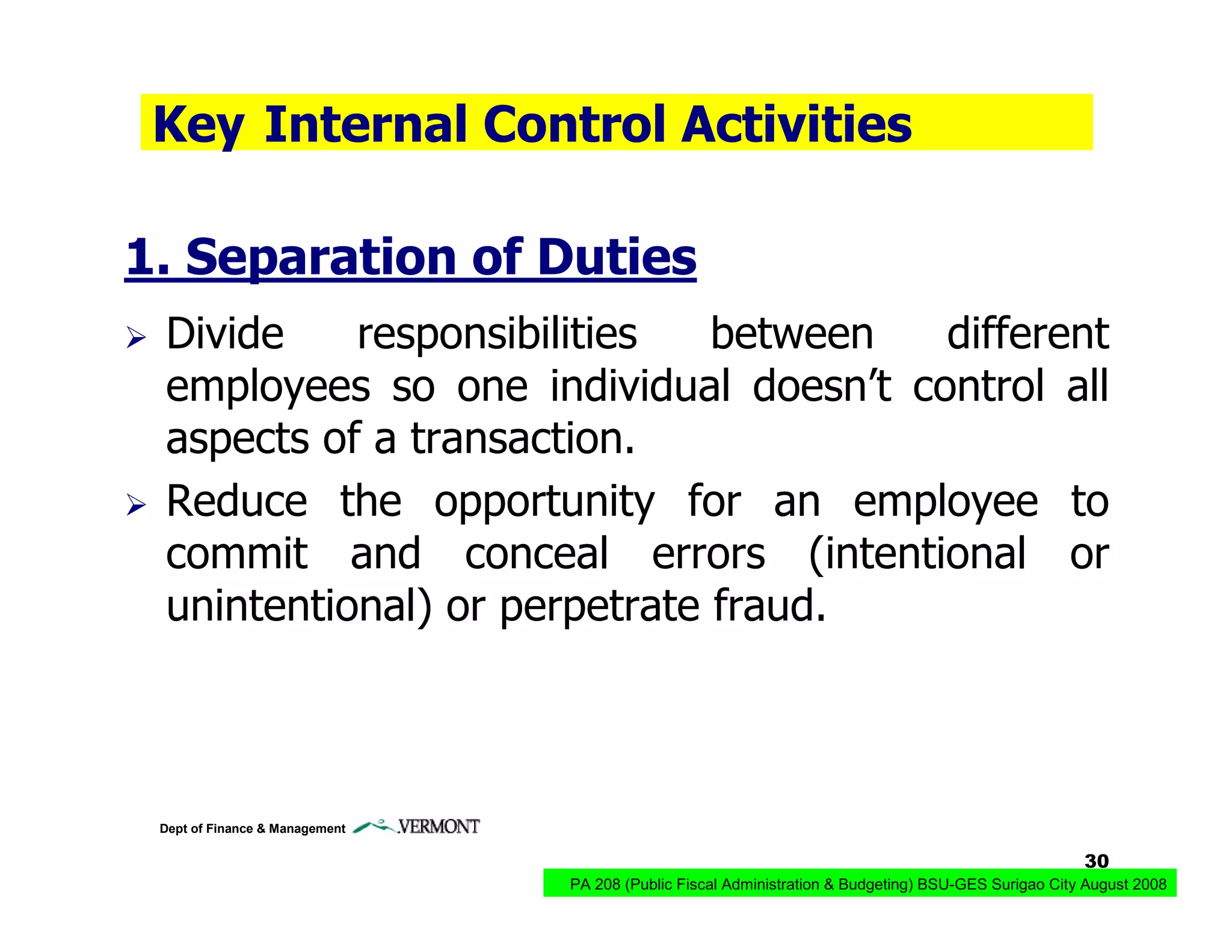 Internal Controls And Philippine Ic System | PDF