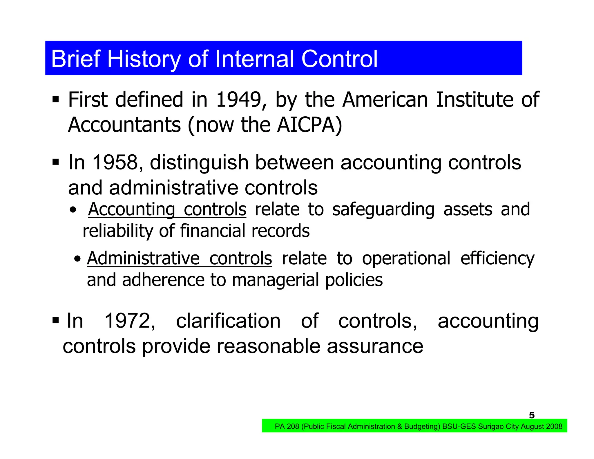 Internal Controls And Philippine Ic System | PDF