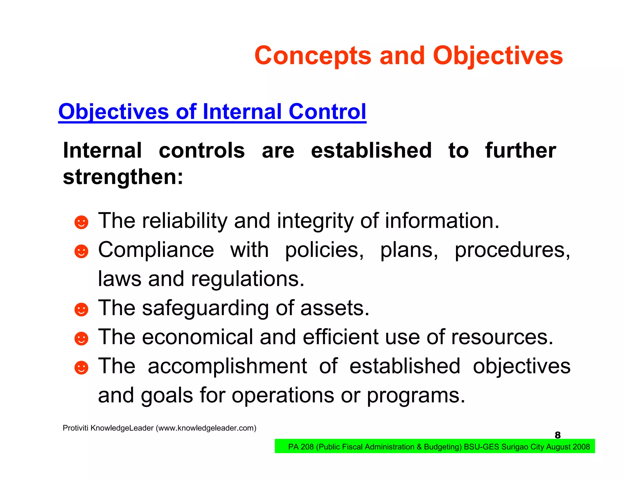 Internal Controls And Philippine Ic System | PDF