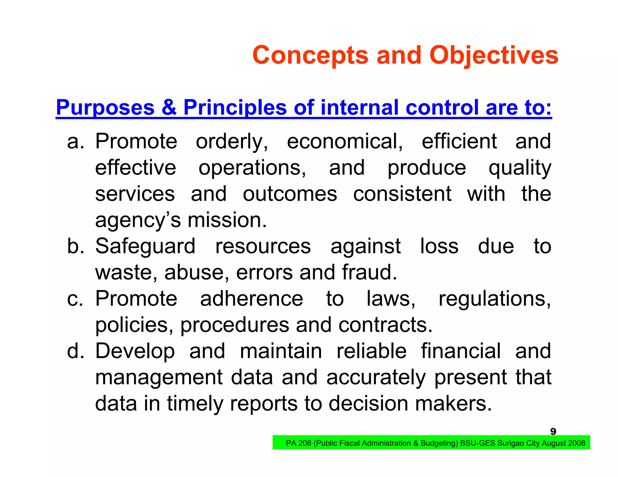 Internal Controls And Philippine Ic System | PDF