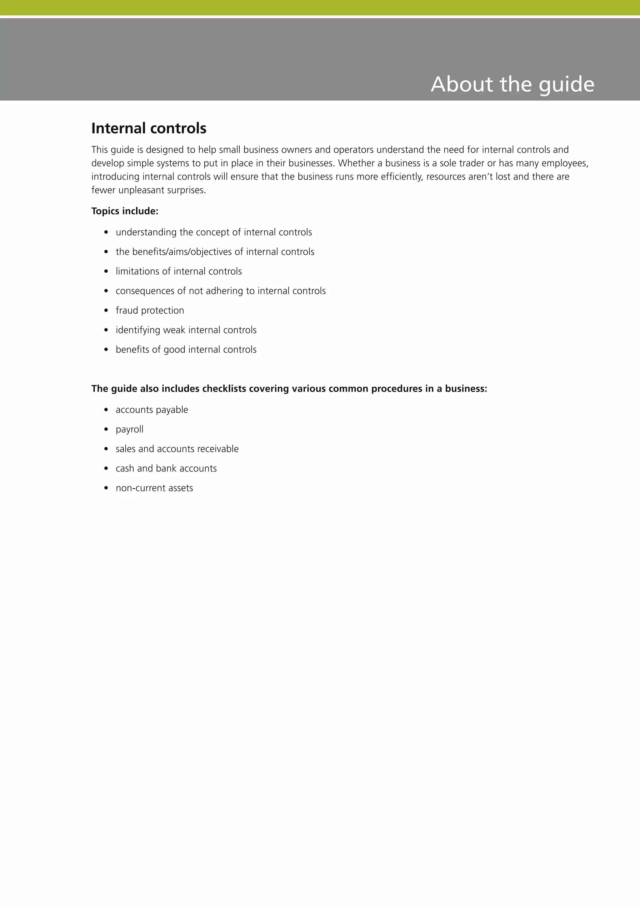 Internal controls-for-small-business | PDF