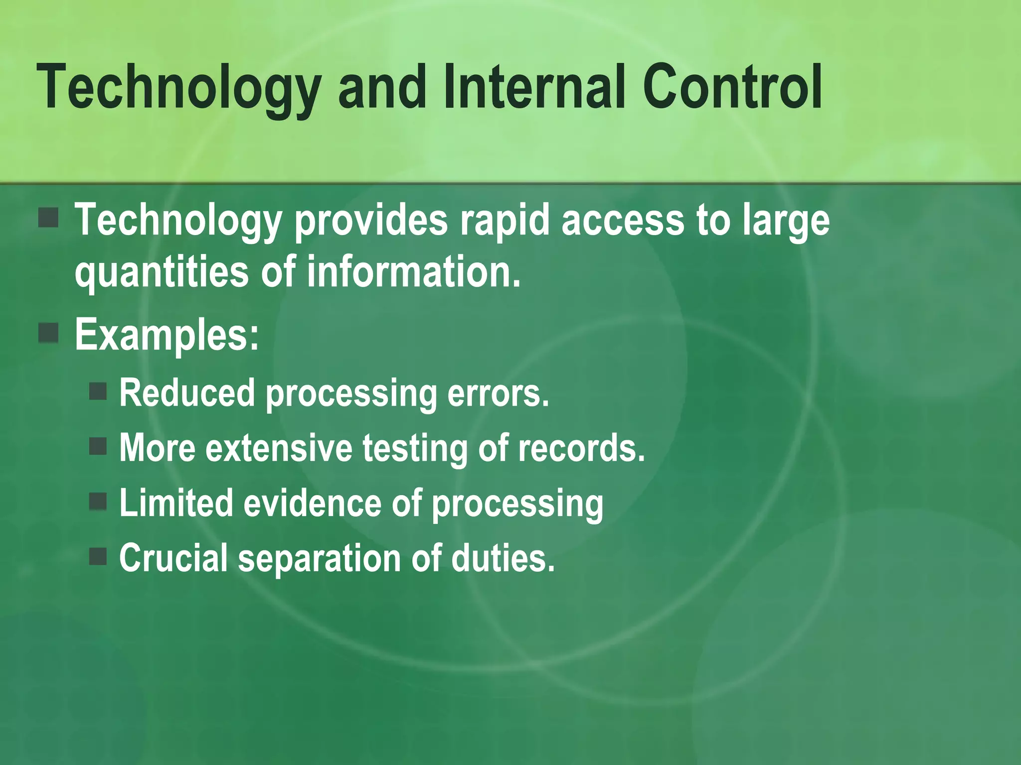 Internal Controls | PPT