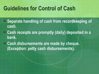Internal Controls | PPT