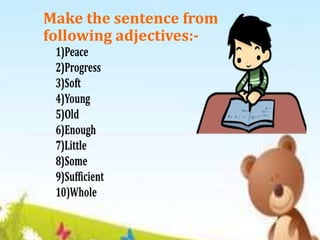 adjectives | PPT