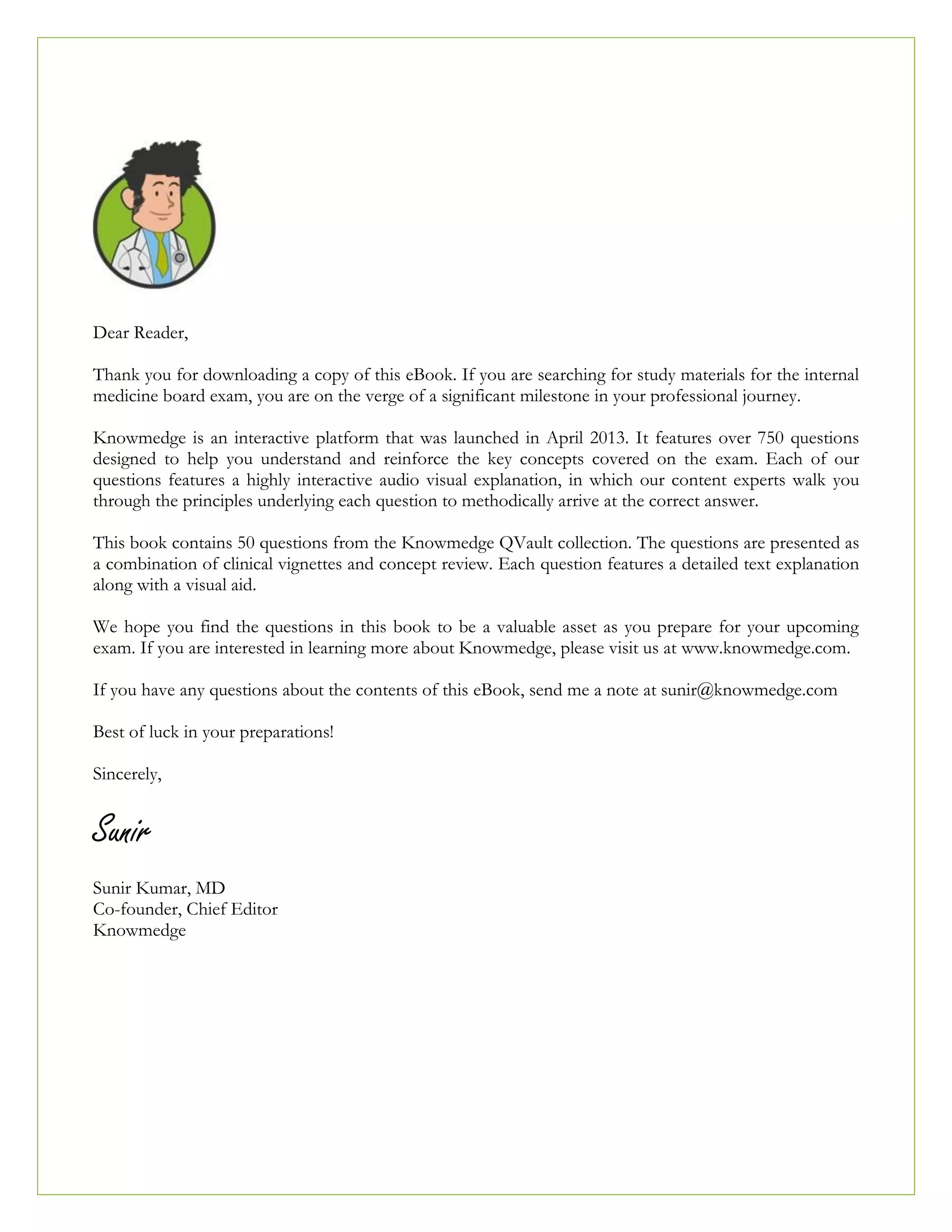 Internal Medicine Practice Questions for ABIM Exam / NBME Internal ...