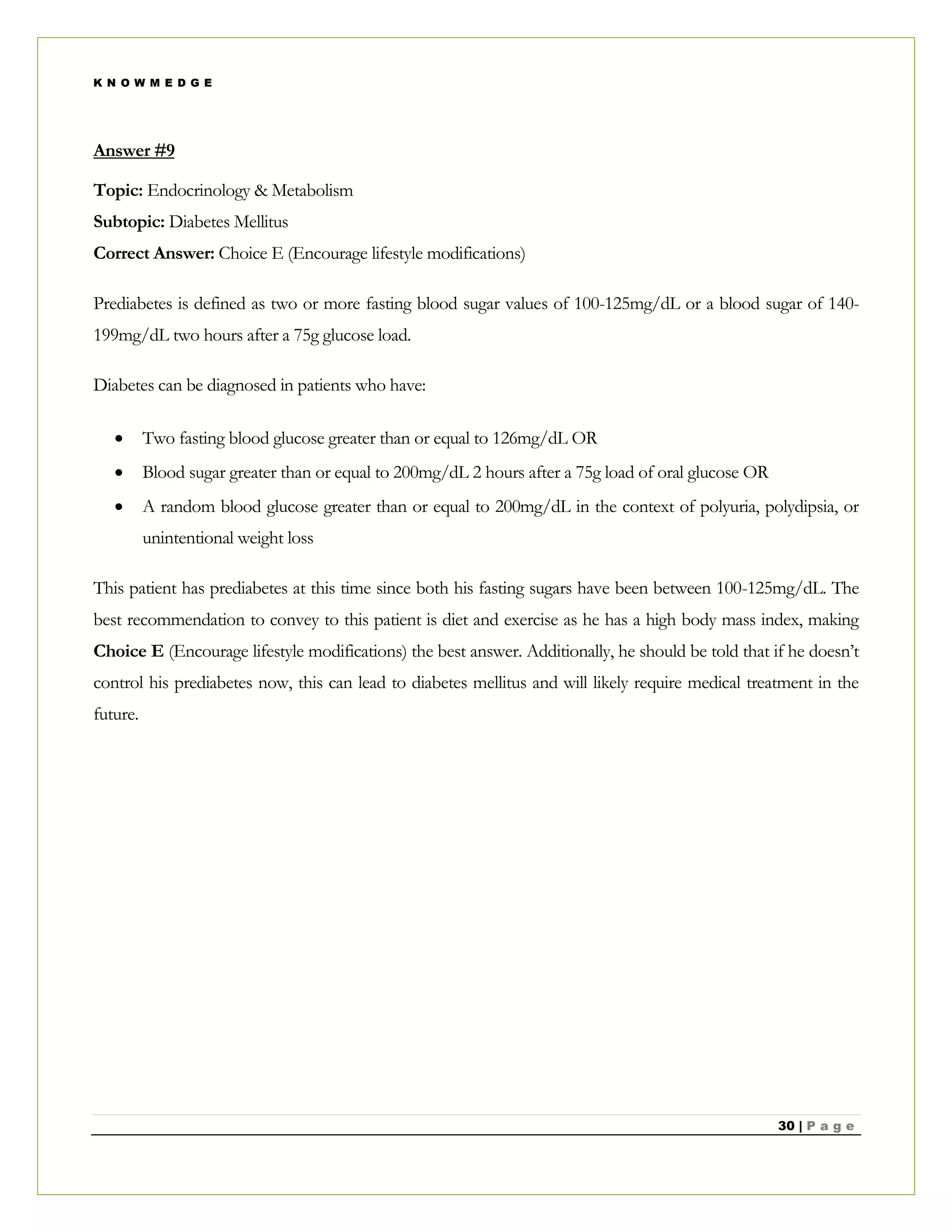 Internal Medicine Practice Questions for ABIM Exam / NBME Internal ...