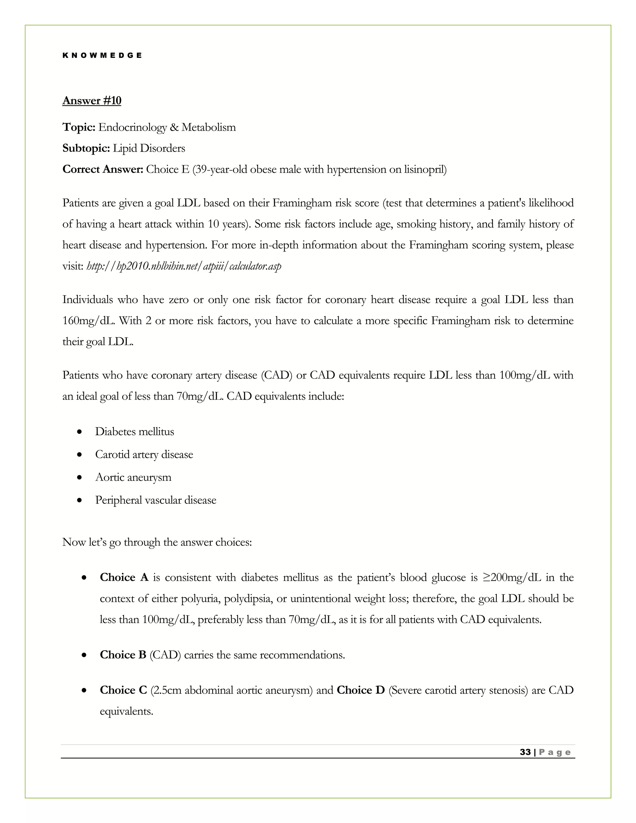 Internal Medicine Practice Questions for ABIM Exam / NBME Internal ...