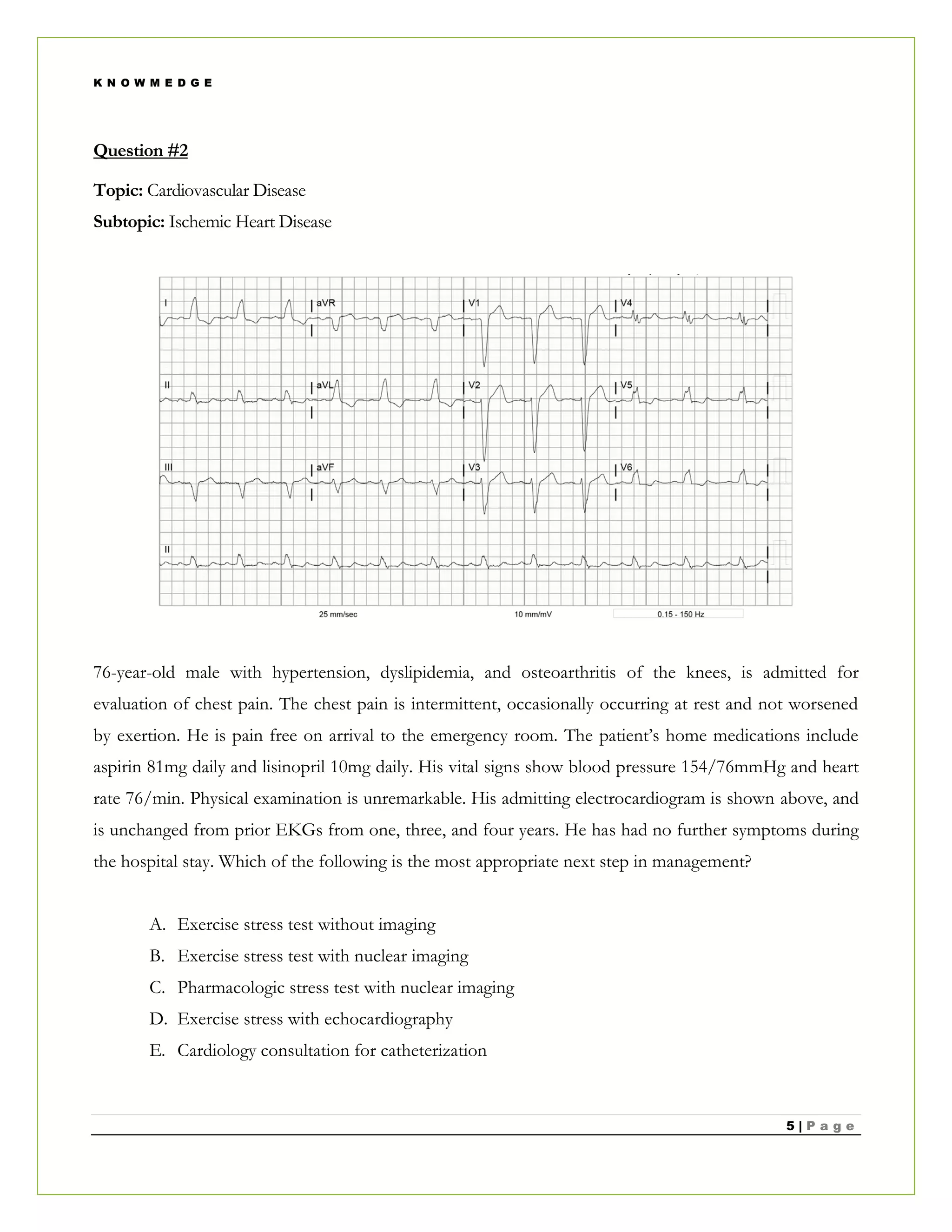 Internal Medicine Practice Questions for ABIM Exam / NBME Internal ...
