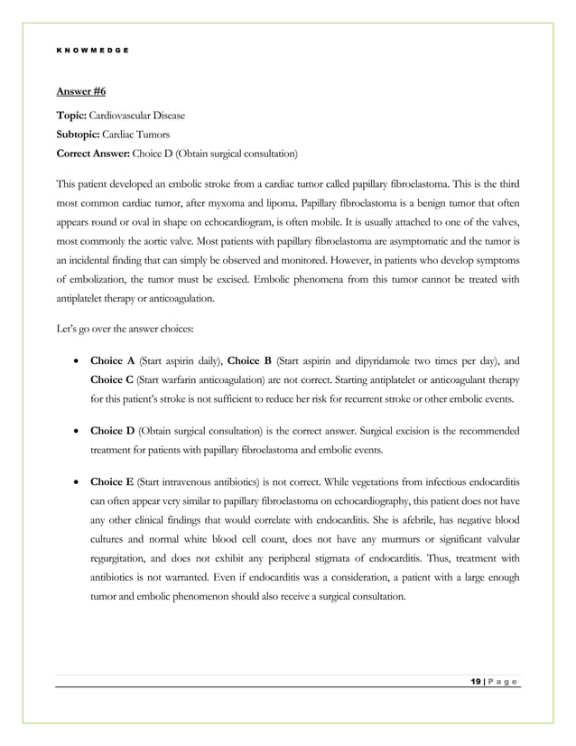Internal Medicine Practice Questions for ABIM Exam / NBME Internal ...